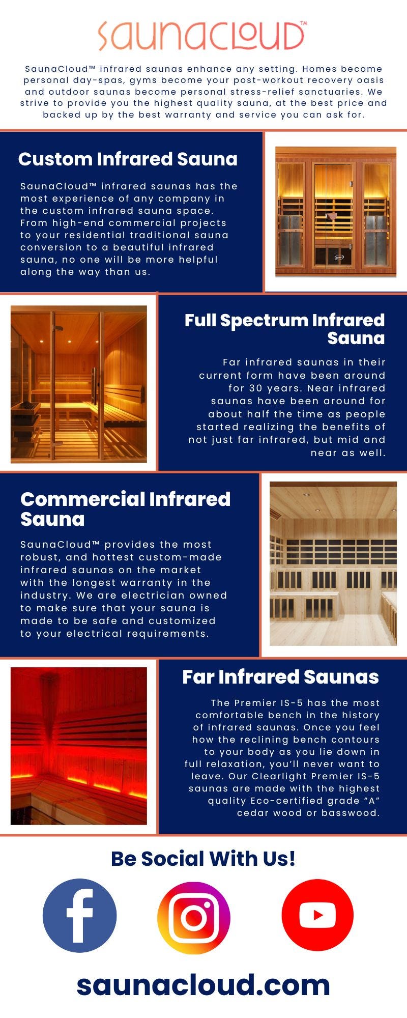 Custom Infrared Sauna — Sauna Cloud - Sauna Cloud - Medium
