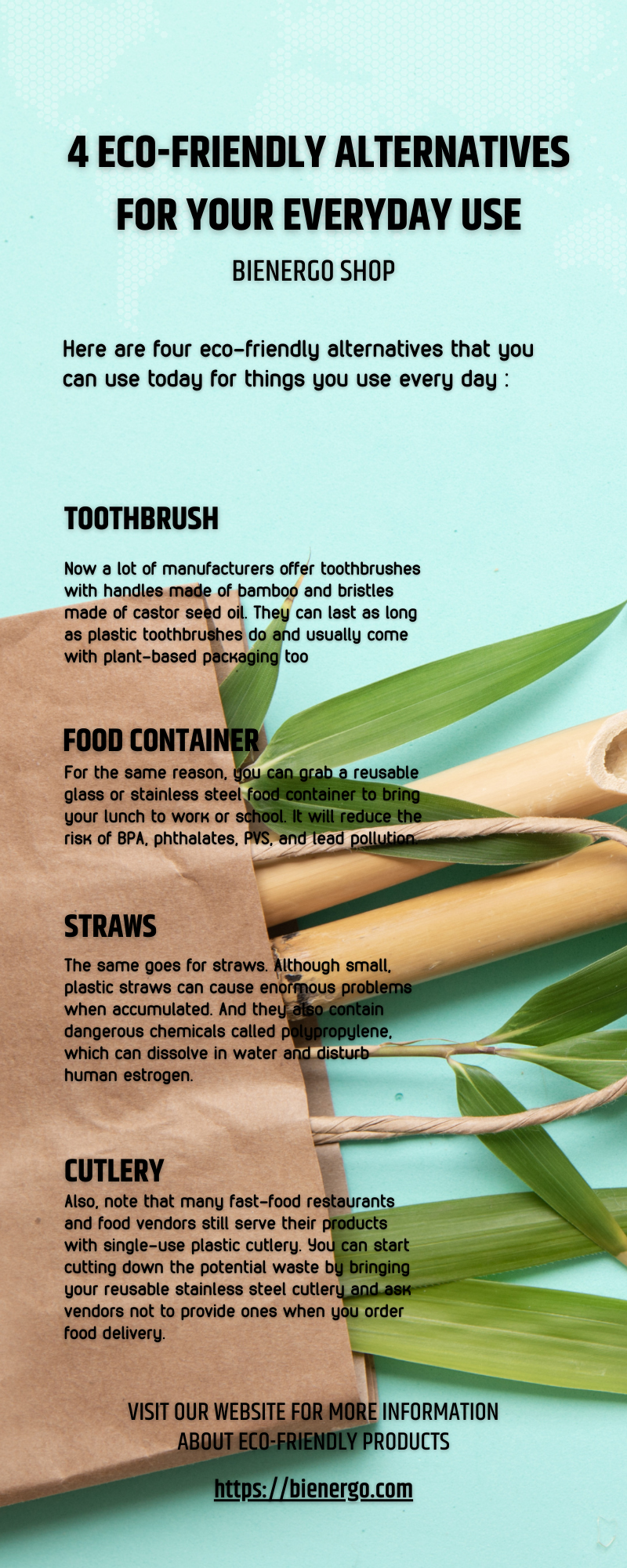 4 Eco-Friendly Alternatives for Your Everyday Use - BiEnergo - Medium