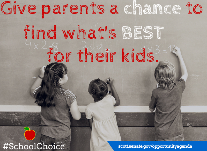 School Choice is Essential. Today I voted against the Every Student ...