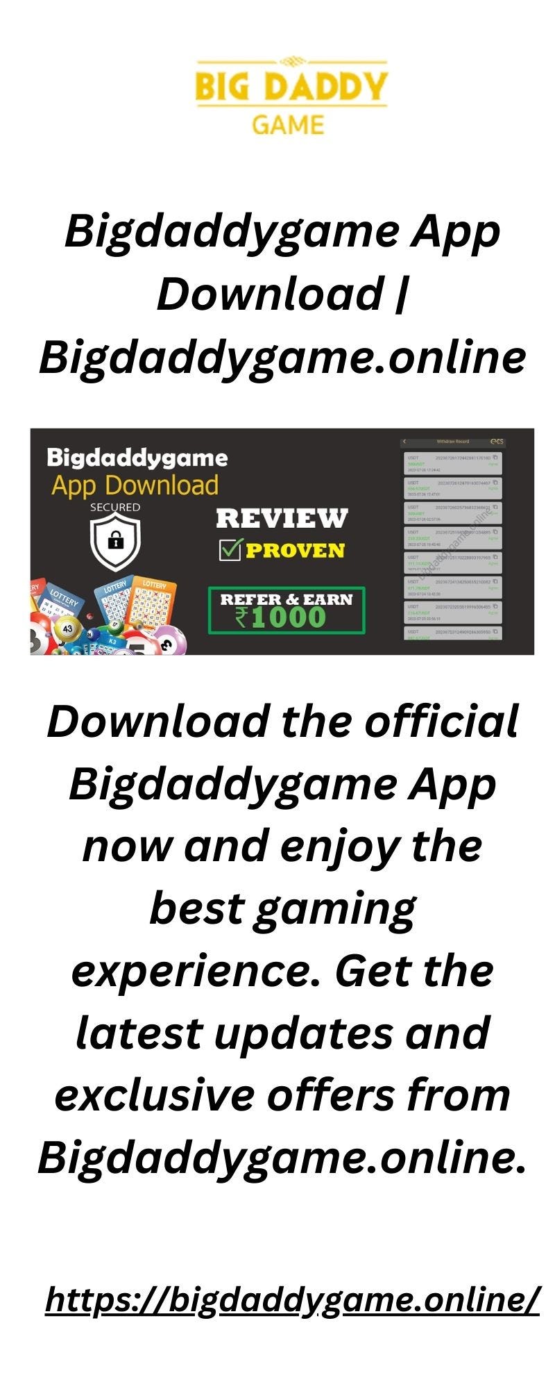 Bigdaddygame App Download | Bigdaddygame.online - Bigdaddy Game - Medium