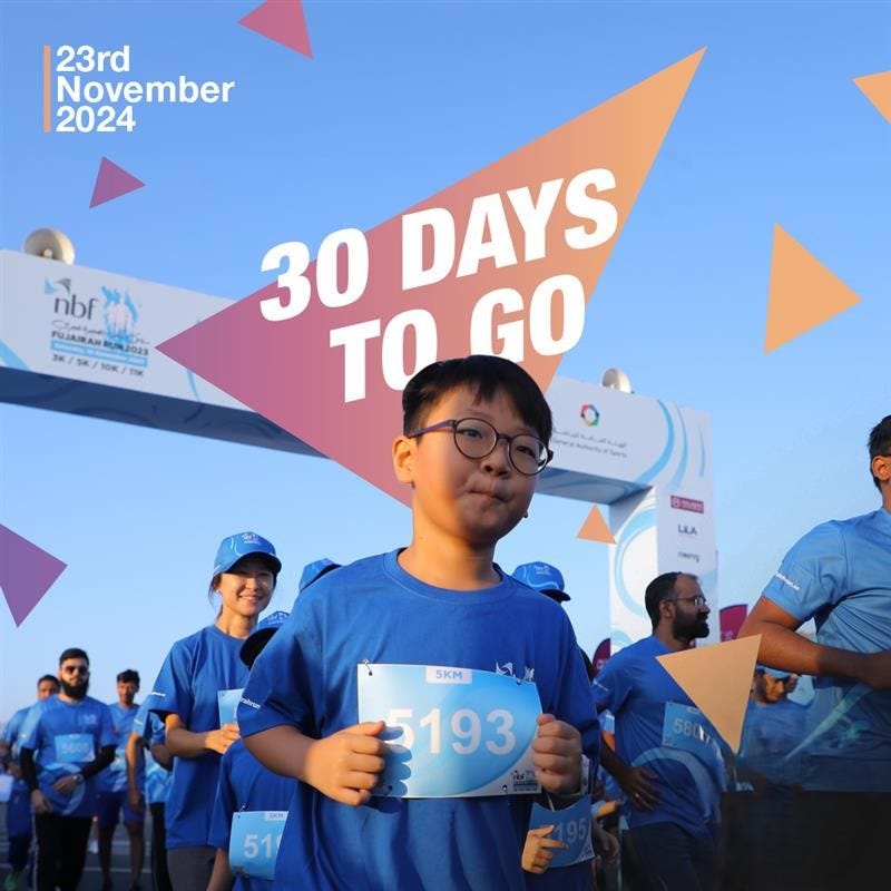 Get Ready for the NBF Fujairah Run — 30 Days to Go! | by Runrosh | Oct ...