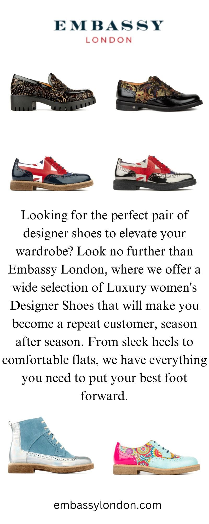 New Womens Designer Shoes | Embassylondon.com - Embassy London - Medium
