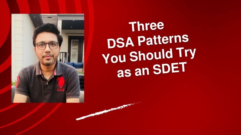 𝗧𝗵𝗿𝗲𝗲 𝗗𝗦𝗔 𝗣𝗮𝘁𝘁𝗲𝗿𝗻𝘀 𝗬𝗼𝘂 𝗦𝗵𝗼𝘂𝗹𝗱 𝗧𝗿𝘆 𝗮𝘀 𝗮𝗻 𝗦𝗗𝗘𝗧 𝟭. 𝗦𝗹𝗶𝗱𝗶𝗻𝗴 𝗪𝗶𝗻𝗱𝗼𝘄 𝗣𝗮𝘁𝘁𝗲𝗿𝗻 Useful for problems ...