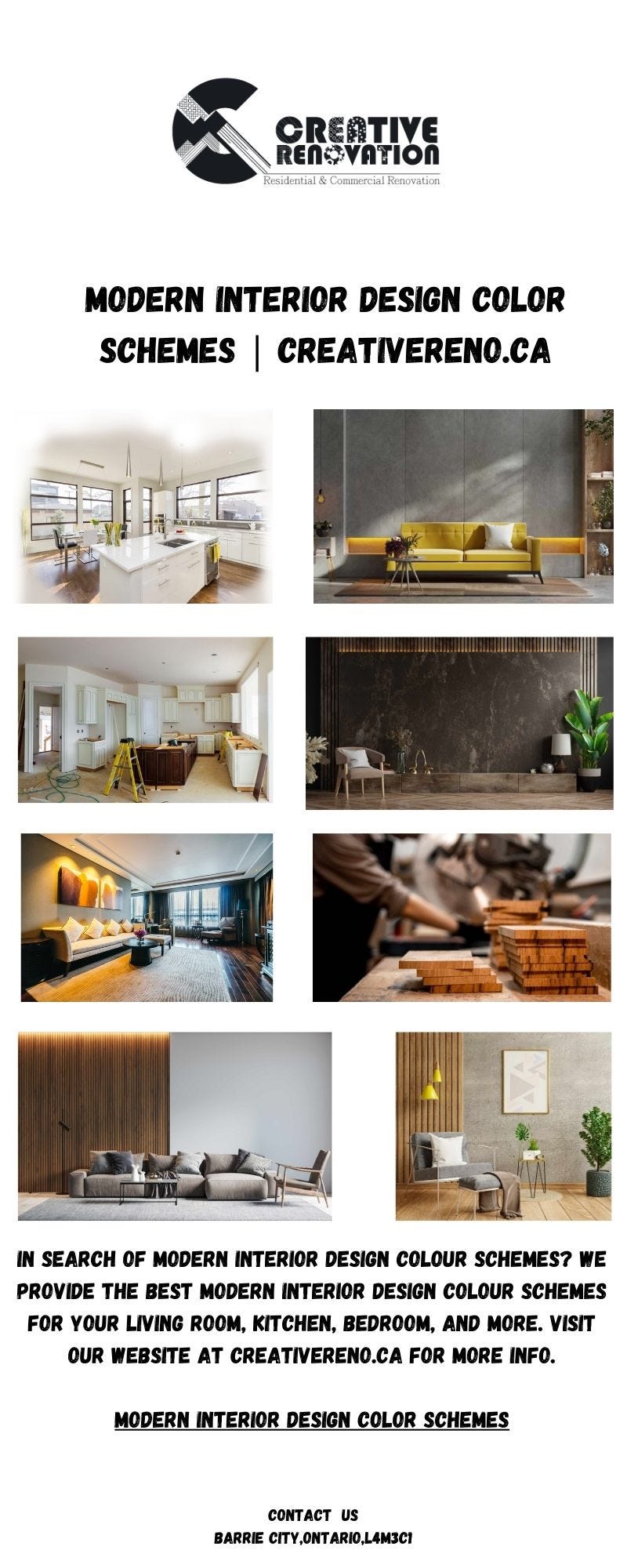 Modern Interior Design Color Schemes | Creativereno.ca - Creativereno ...