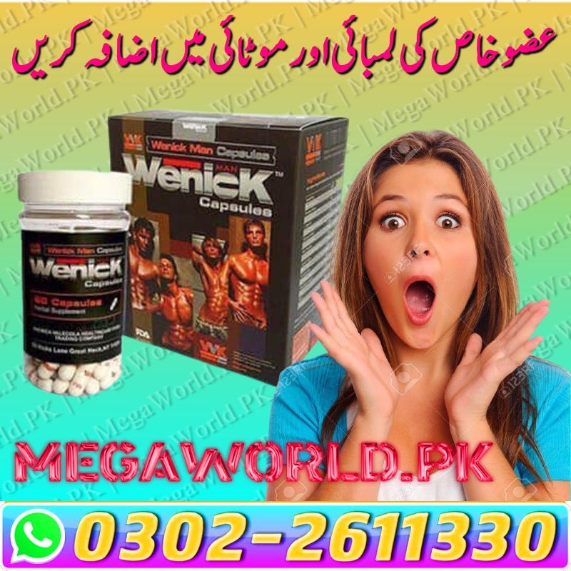 Wenick Capsules in Faisalabad | 03022611330 - Megaworldpk - Medium