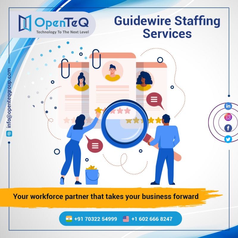 Comprehensive Guide to Guidewire Staffing Services: OpenTeQ | by OpenTeQ | Sep, 2024 | Medium