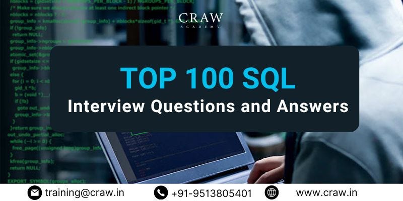 Basic SQL Questions and Answers. 1: What is SQL? | by Crawsec | Mar ...
