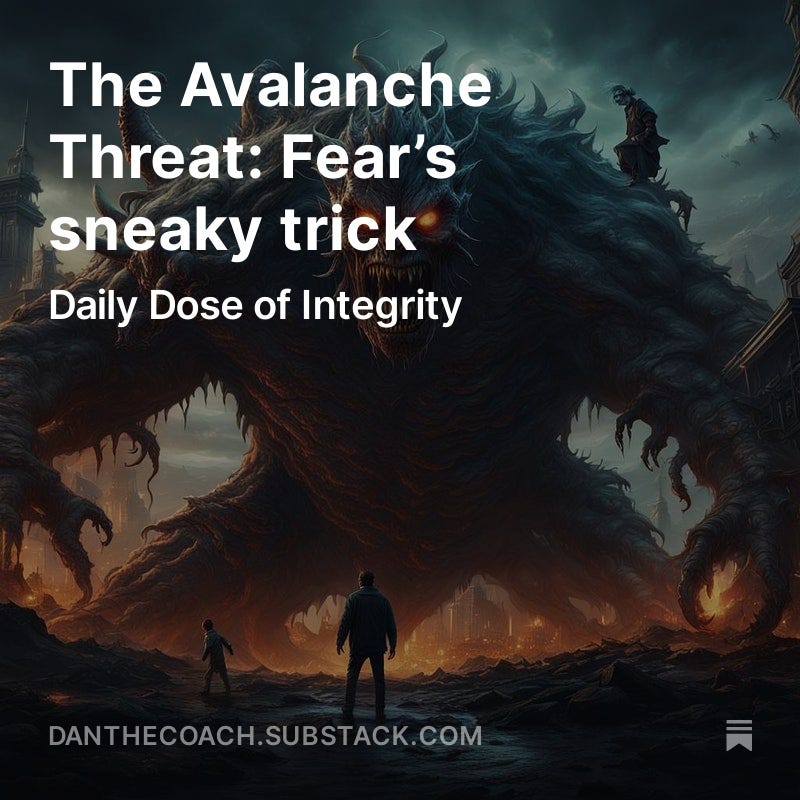 The Avalanche Threat: Fear’s sneaky trick | by Daniel Munro | Medium