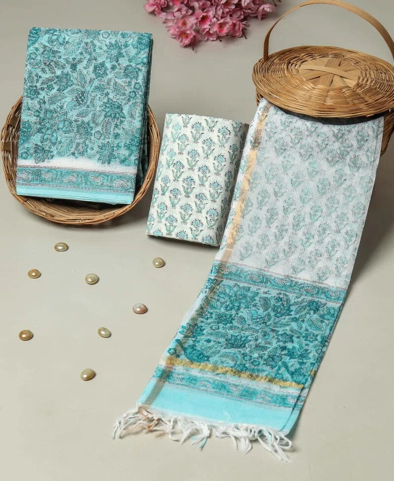 Discover Stunning Kota Doria Suits and Banarsi Suit Designs | by ...