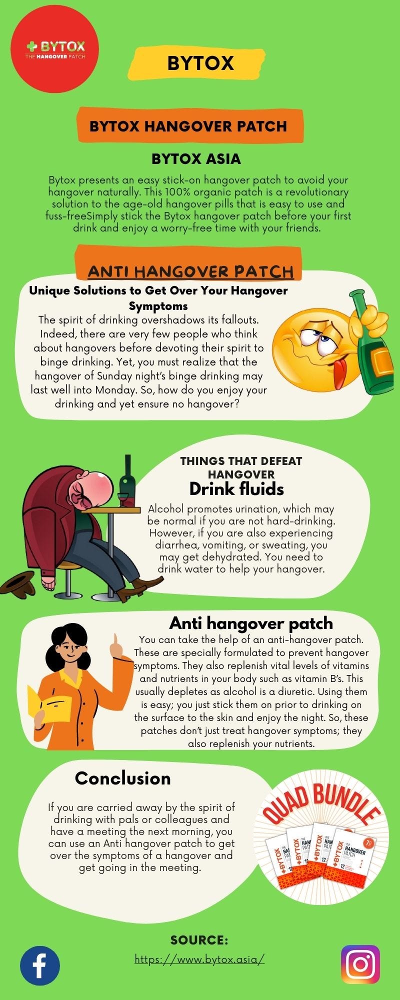 Bytox Hangover Patches - Bytoxasia - Medium