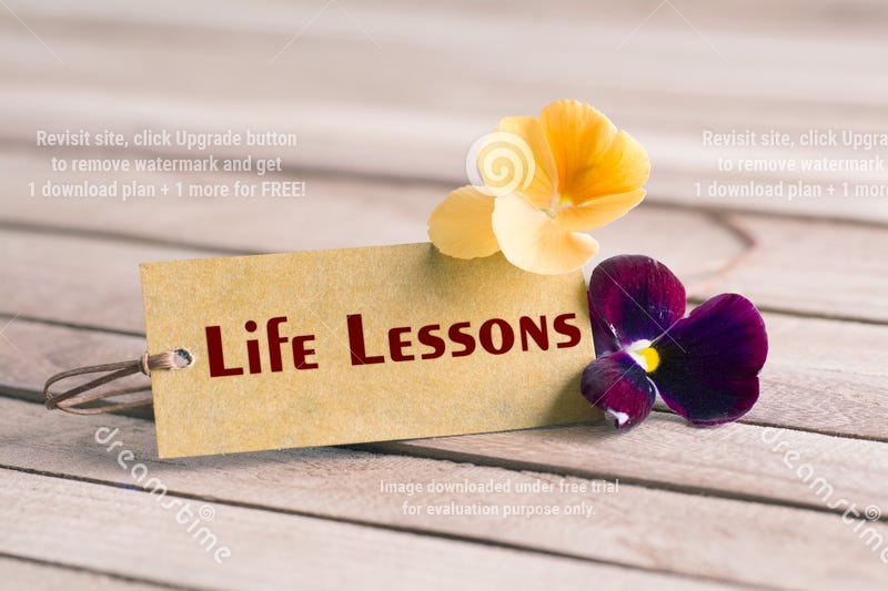 10 Life lessons I learned In 34 years | by Principe Guity Jr ...