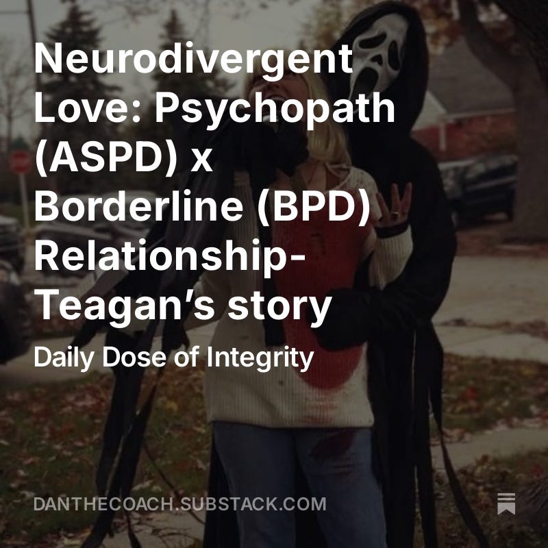 Neurodivergent Love: Psychopath (ASPD) x Borderline (BPD) Relationship ...