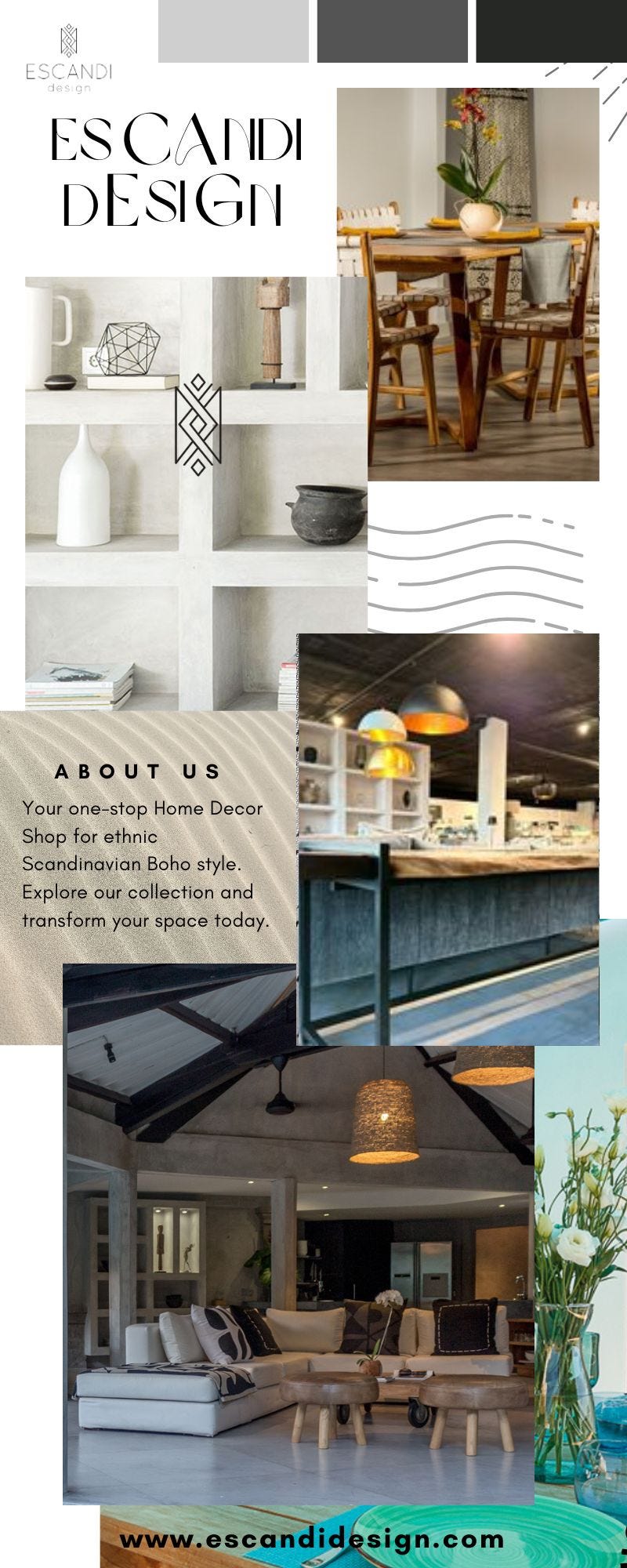 Home Floor Lighting — Escandi Design - Escandi Design - Medium