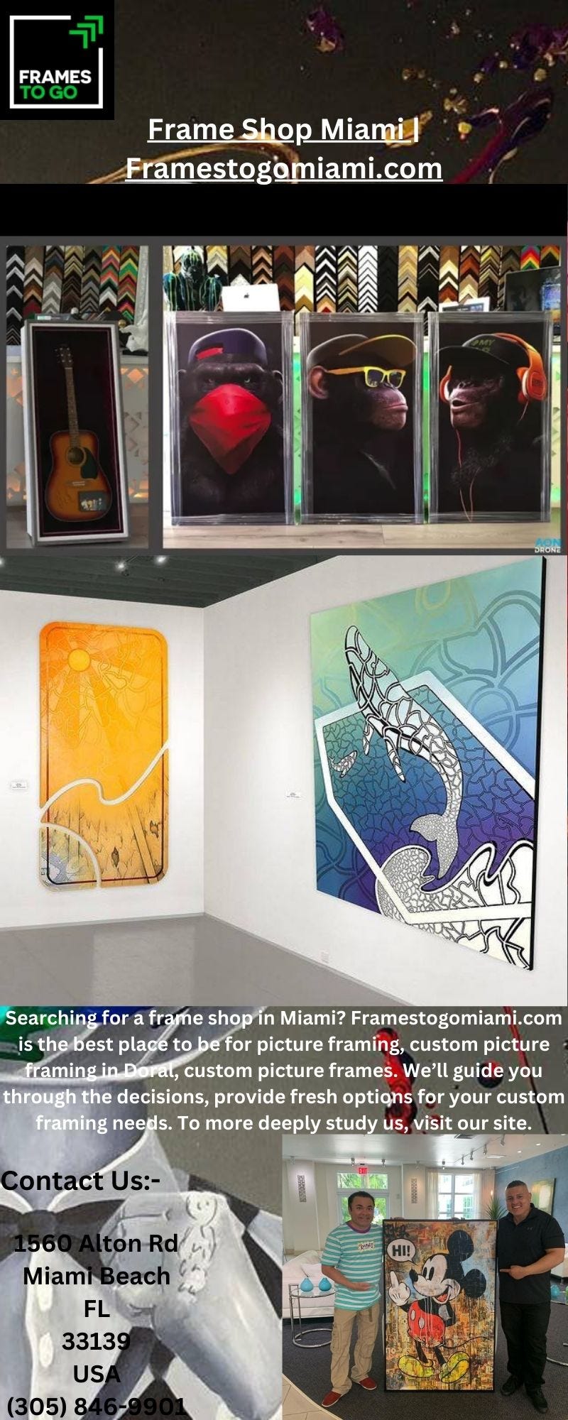 Frame Shop Miami | Framestogomiami.com - Zanegreen - Medium