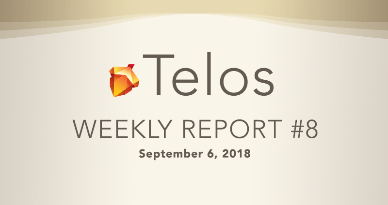 Telos Network — Weekly Report — September 6, 2018 | by Telos Foundation ...