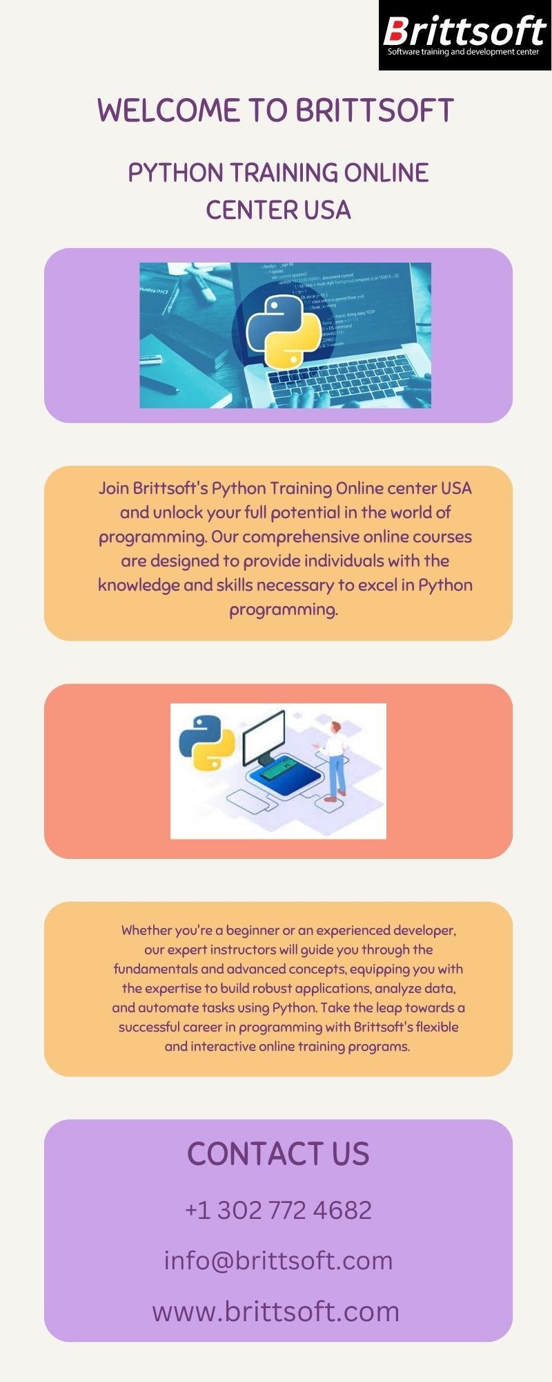 Brittsoft: Empowering Professionals with Python Training Online USA ...