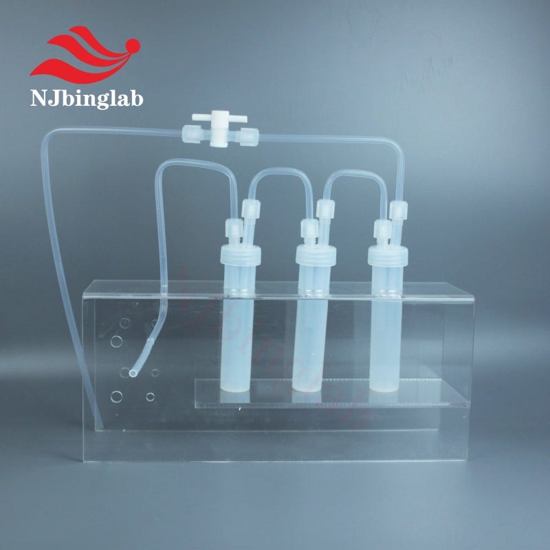 Teflon (PFA) double-neck hydrogen and fluorine absorption reaction device - Claire Wang - Medium