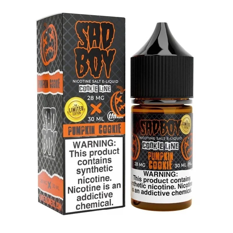 SAD BOY — 30ML TFN E-LIQUID — PUMPKIN COOKIE - sadboy officialsite - Medium