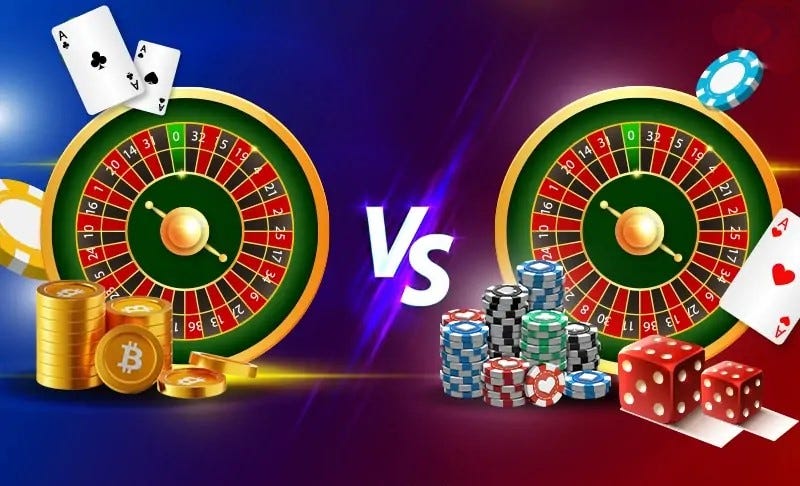 Comparison Between Traditional Online Gambling and Crypto Gambling | by ...