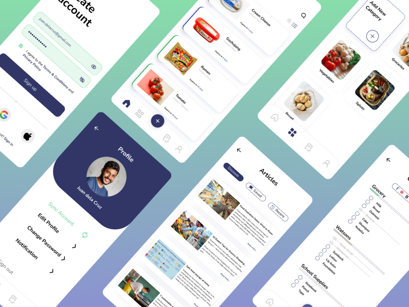 ListaPH — an expiration tracker and checklist app design concept | by ...