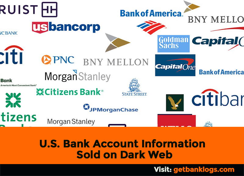U.S. Bank Account Information Sold on Dark Web | by getbanklogs.com ...
