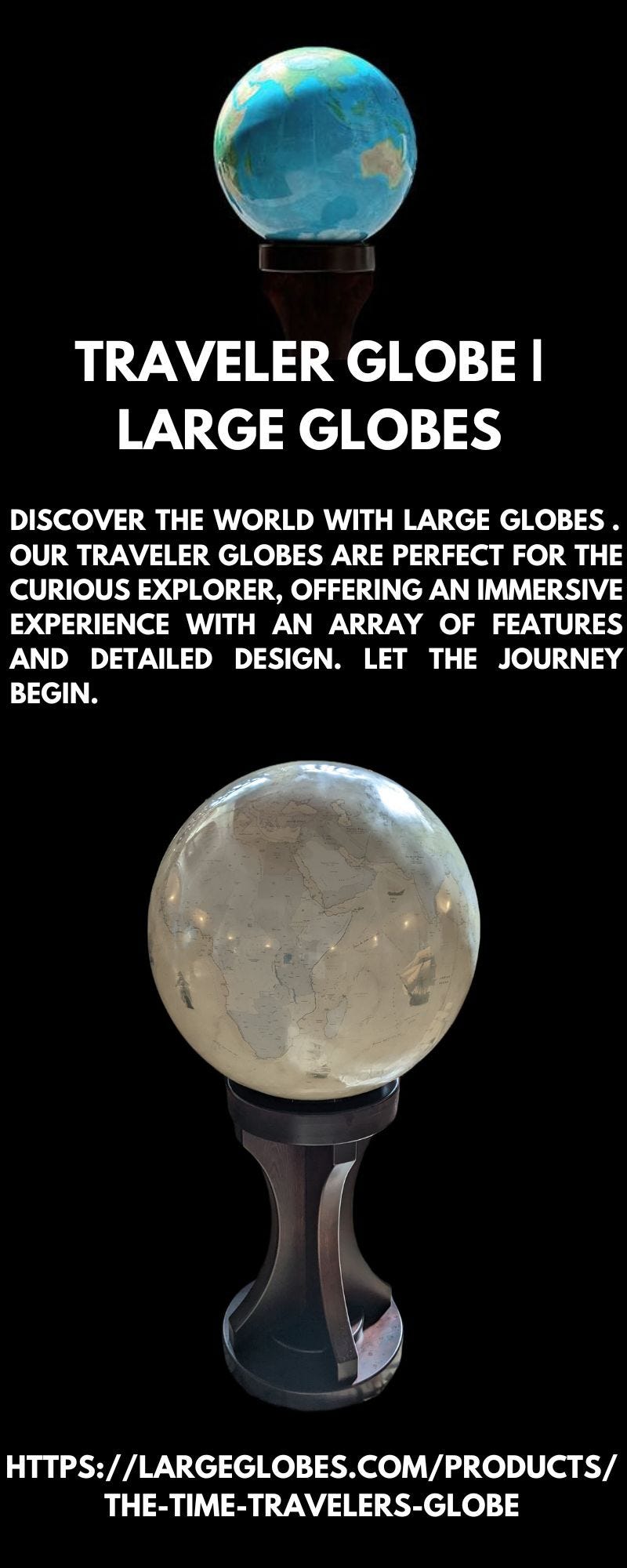 Traveler Globe | Large Globes - Largeglobes - Medium