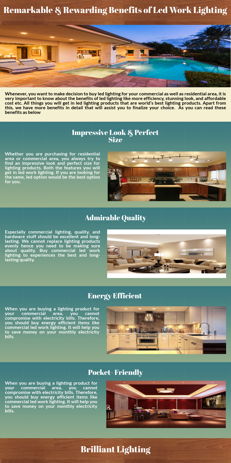 Remarkable & Rewarding Benefits of Commercial Led Work Lighting | by ...