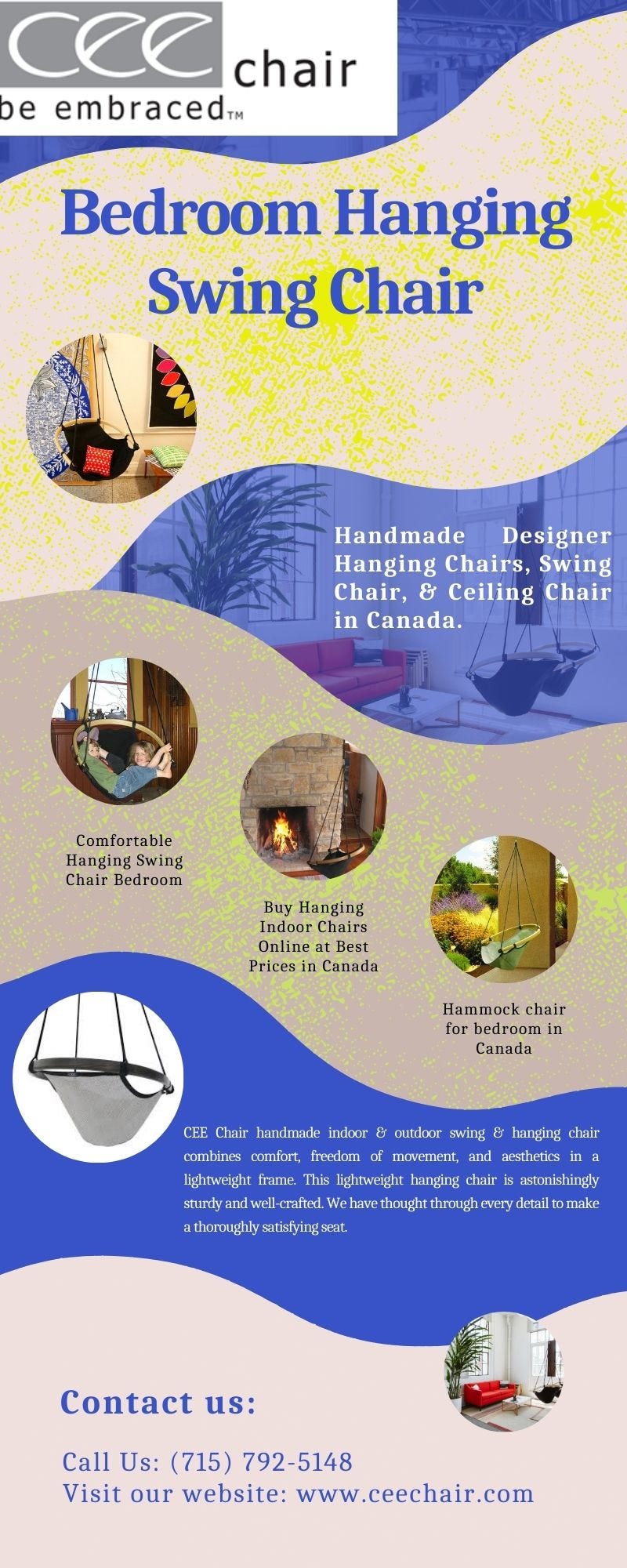 CEE Chairs offers the best hanging swing chair for bedrooms - Cee Chair ...