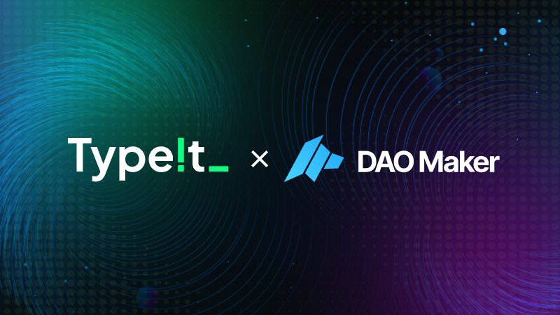 TypeIt Community Vote on DAOmaker | by TypeIt | TypeIt | Medium
