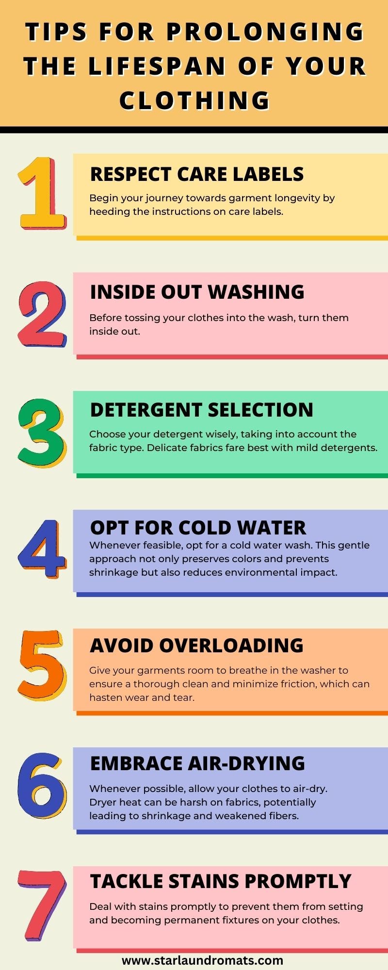 Tips for Prolonging the Lifespan of Your Clothing - Star Laundromats ...