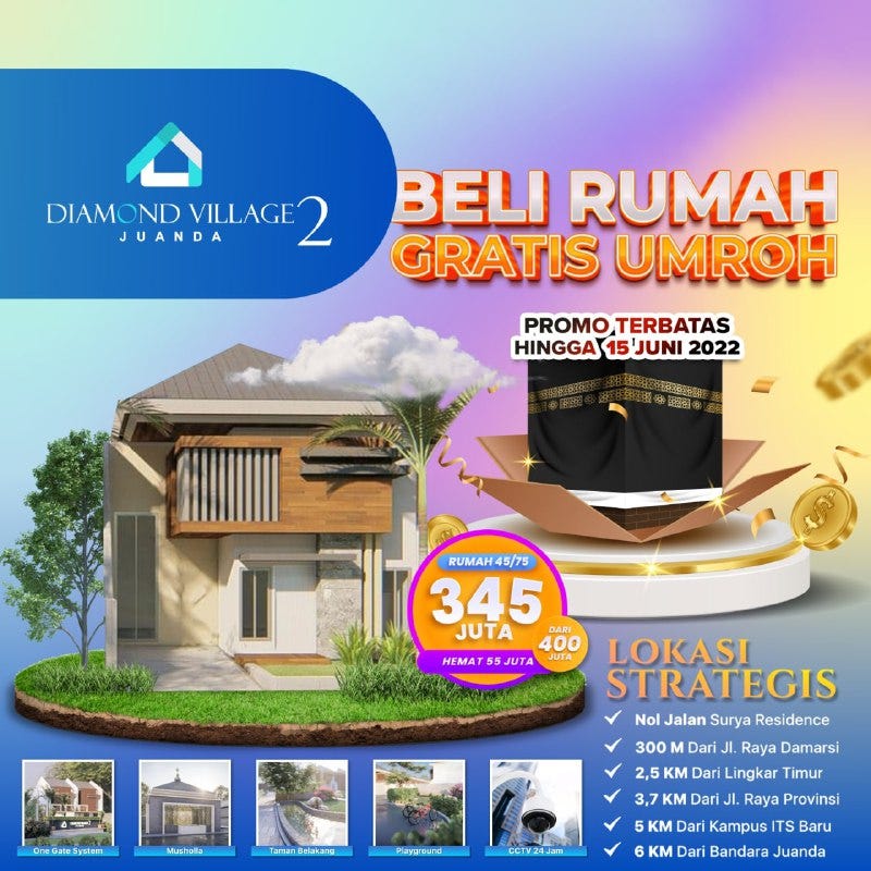 TERBARU, WA 0823–3511–9990, Perumahan Damarsi Buduran Sidoarjo Hanya 300 Juta-an, Diamond ...
