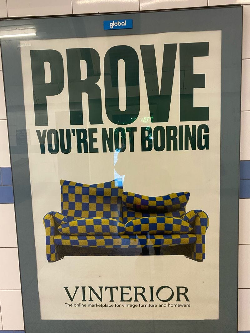 Tube Takeovers: Vinterior. I spend a lot of time in tube stations… | by ...