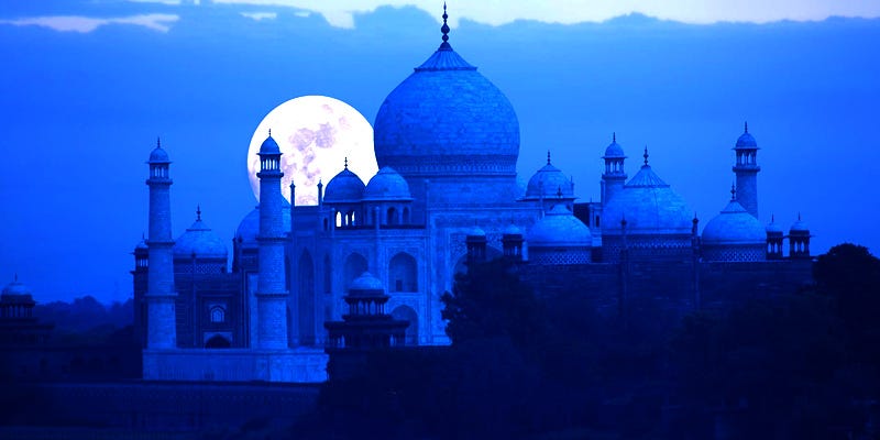 Full Moon Tour Of Taj Mahal. Taj Mahal Moon Night Tour | by Taj Mahal ...