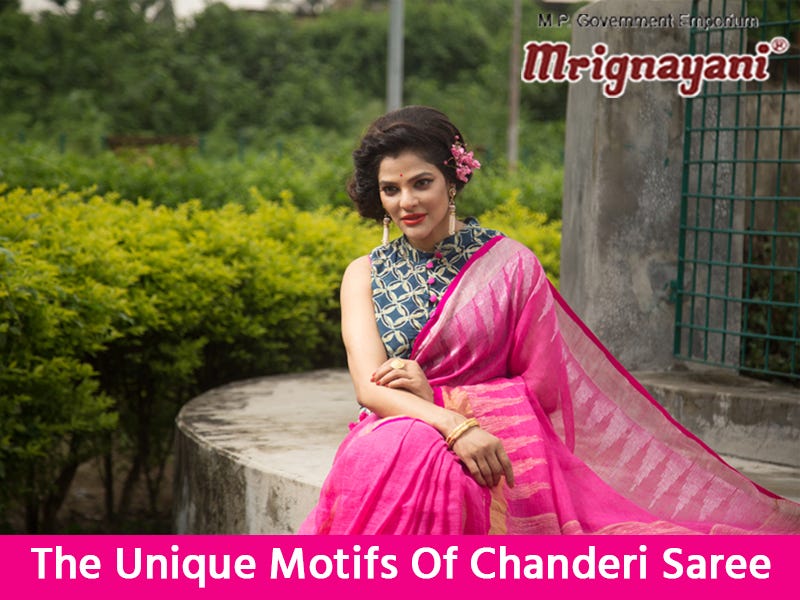 The Unique Motifs Of Chanderi Saree | by Anwesha Das | Medium