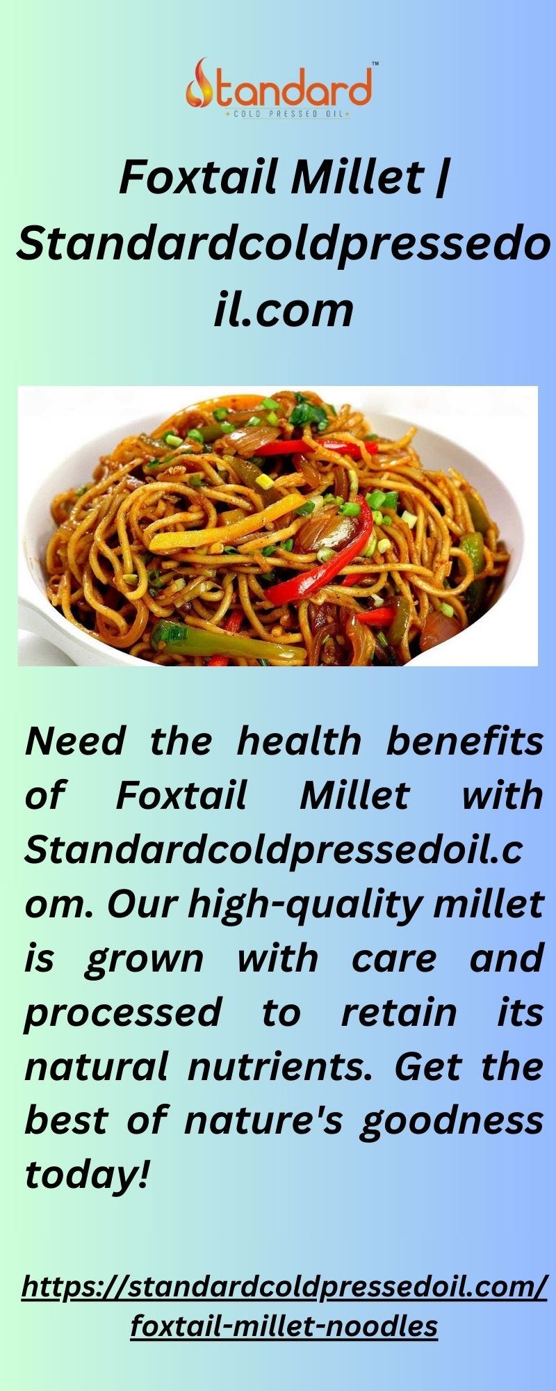 Foxtail Millet | Standardcoldpressedoil.com - Standard Cold Pressed Oil ...