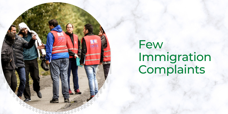 Few Immigration Complaints - Jones Lee - Medium