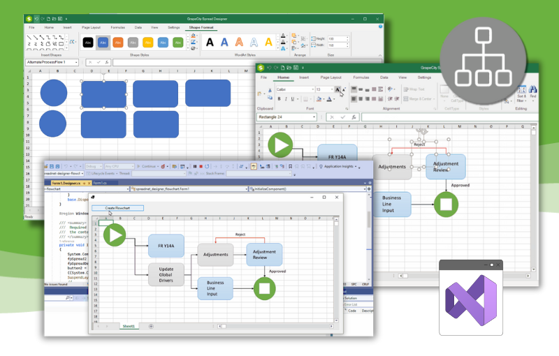 How to Create a Flowchart in Your C# .NET Spreadsheet Application | by MESCIUS inc. | MESCIUS ...
