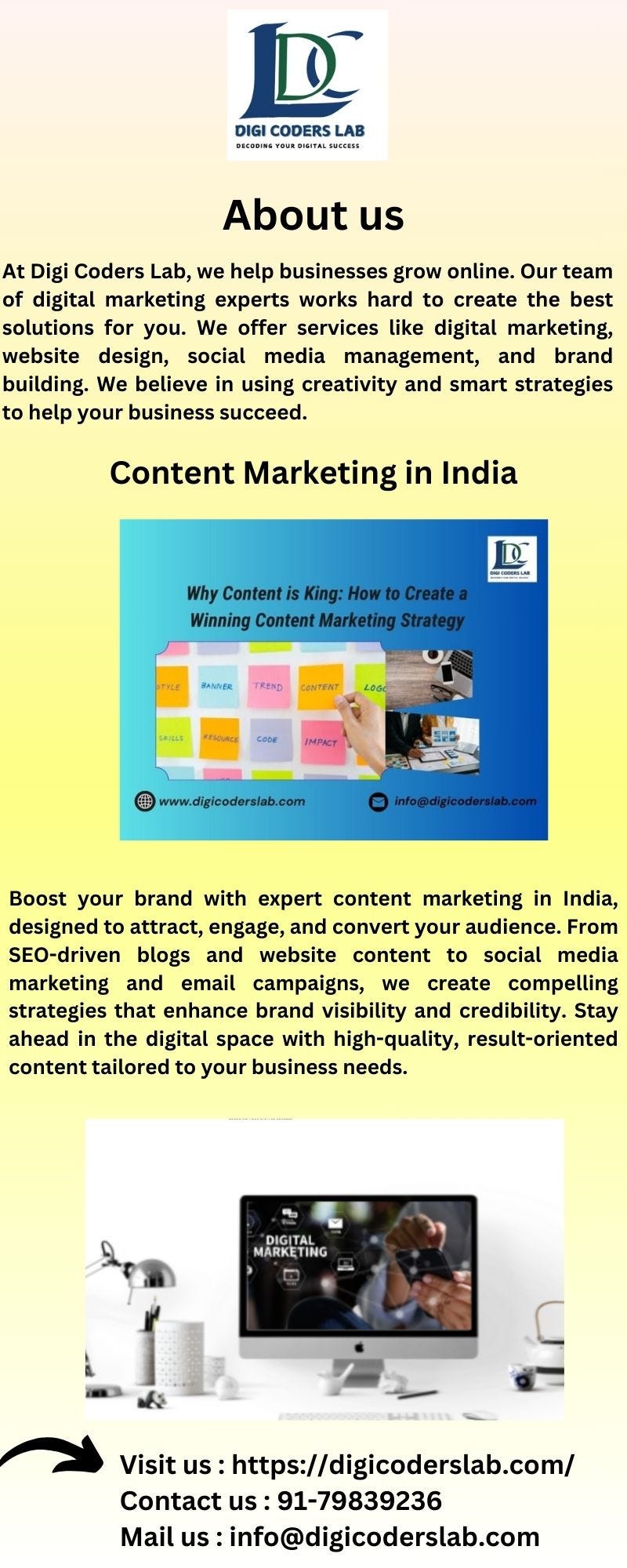 Content Marketing in India | Digi Coders Lab - Digicoderslab - Medium