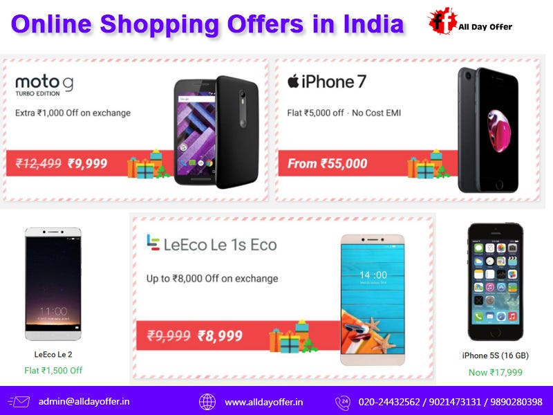 Great Savings Online Shopping in India | by Alldayoffer In | Medium