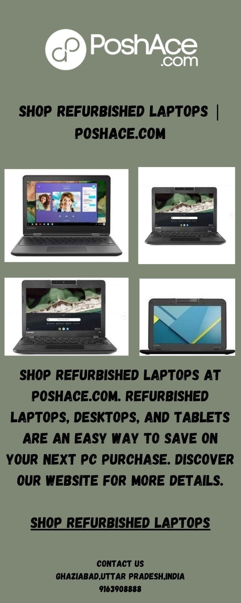 Shop Refurbished Laptops | Poshace.com - figure out - Medium