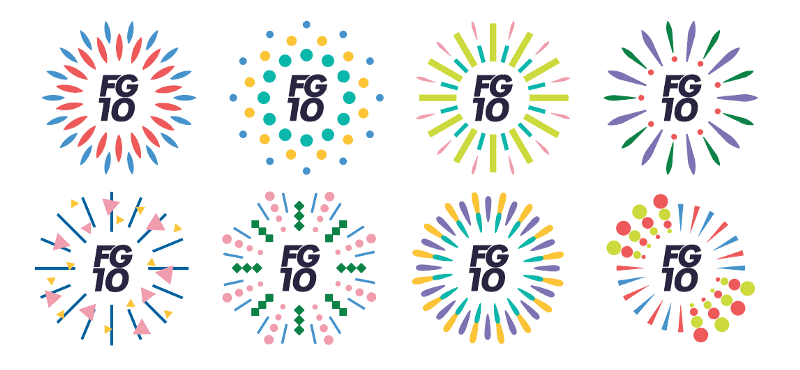 Designing FG10. Looking back at the full brand identity… | by Ben ...