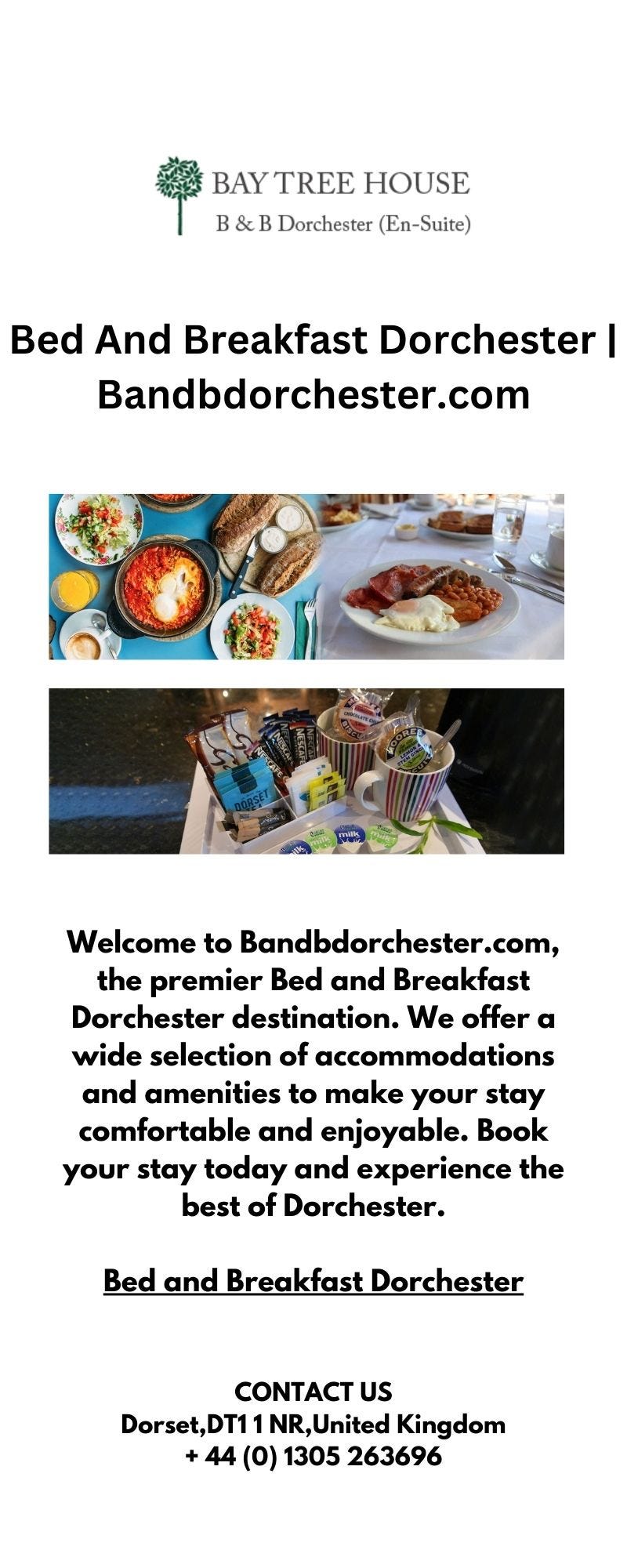 Bed and Breakfast DorchesterBed And Breakfast Dorchester ...
