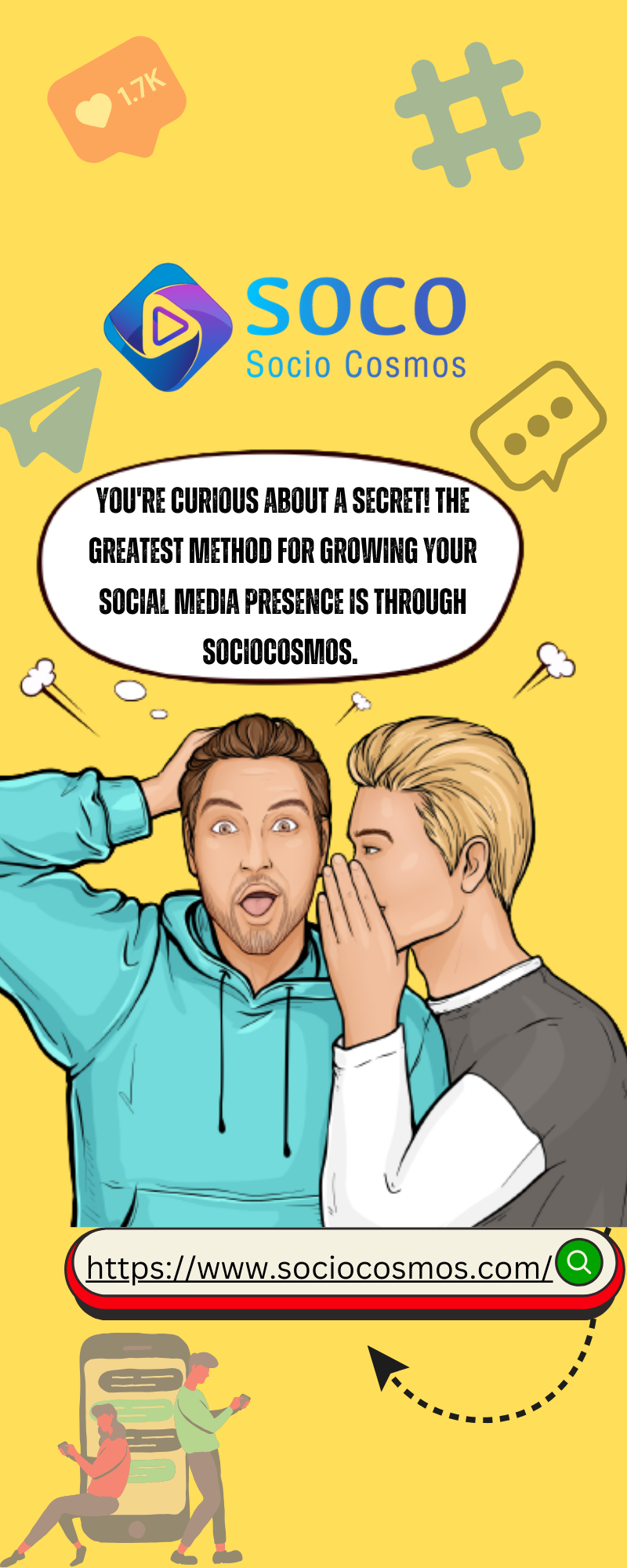 The greatest method for growing your social media presence is through ...