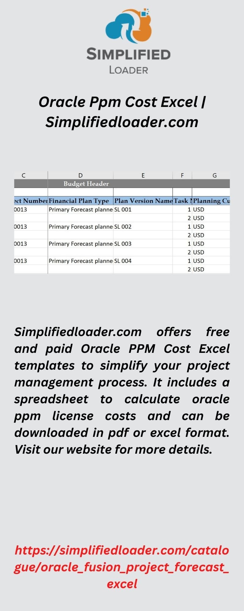 Oracle Ppm Cost Excel Simplifiedloader Medium