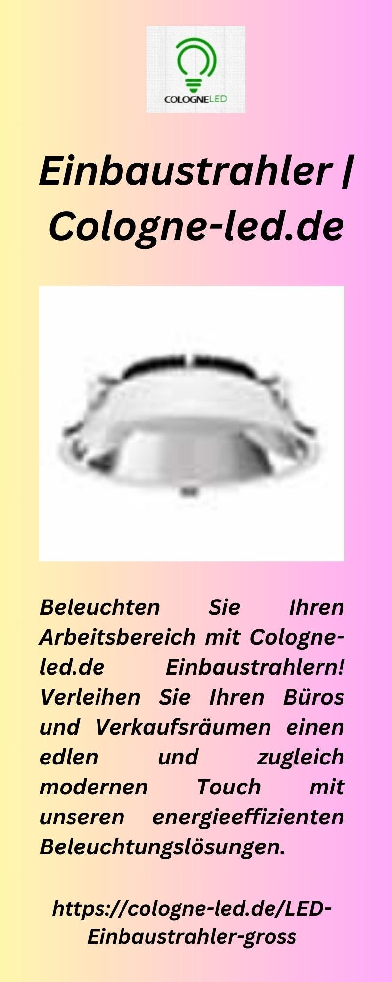 Einbaustrahler | Cologne-led.de - Cologneenergy - Medium