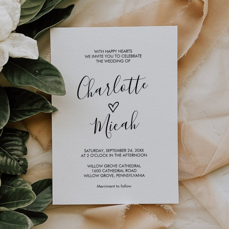 💘Crafting Love: Dive into the Delight of Hand-Drawn Heart Wedding ...