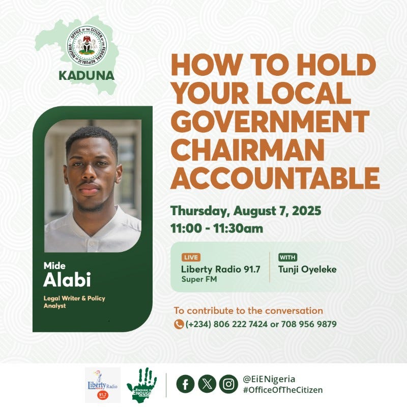 Mide Alabi on Holding Local Government Accountable | Medium