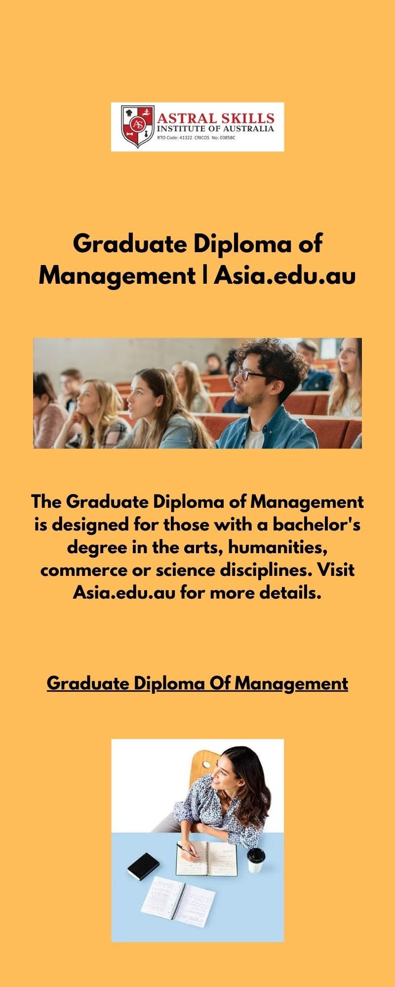 Graduate Diploma of Management | Asia.edu.au - Eduasia - Medium