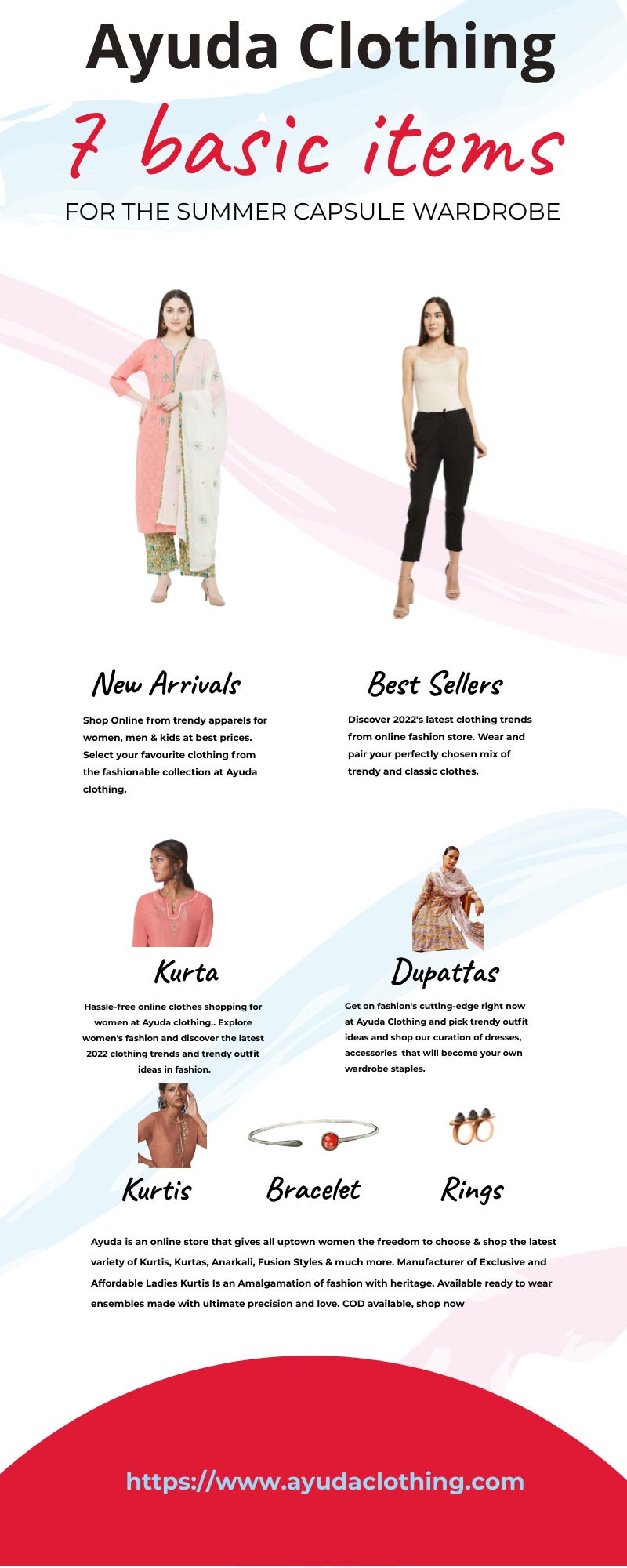 “With the right basics, you’ll have limitless outfits.” Find the ...
