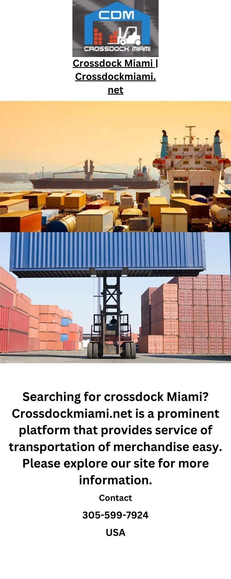Crossdock Miami | Crossdockmiami.net - Cross Dock miami - Medium